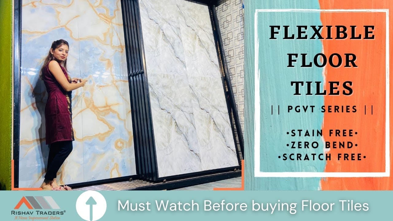 Flexible 4x2 Floor Tiles design Kolkata || Rishav Traders || Unique design, zero bend & scratch ...