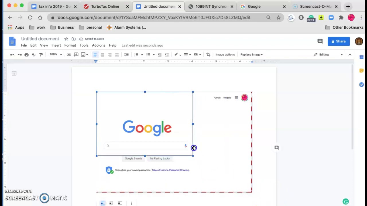 tutorial dragging images to a Google Doc - YouTube