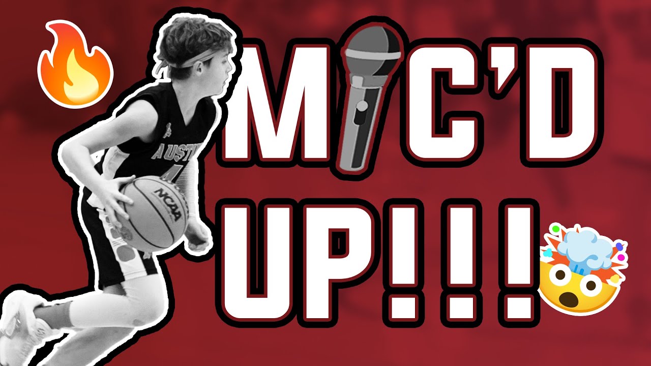 🏀 MIC'D UP BASKETBALL MIXTAPE 🎤 5TH GRADER, KJ McCARTY ☄️ AUSTIN V ...