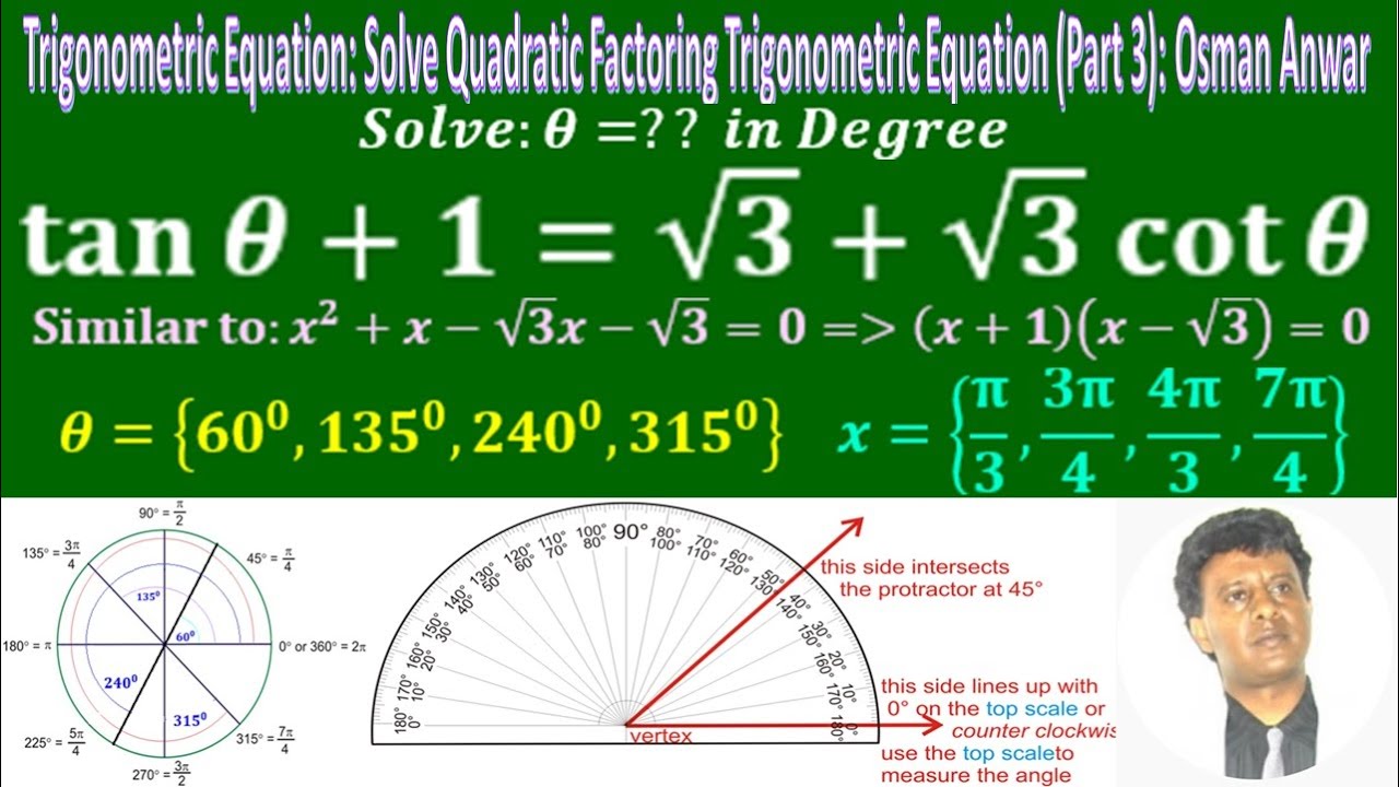 Trigonometric Equation – How to Solve Quadratic Factoring Trigonometric ...