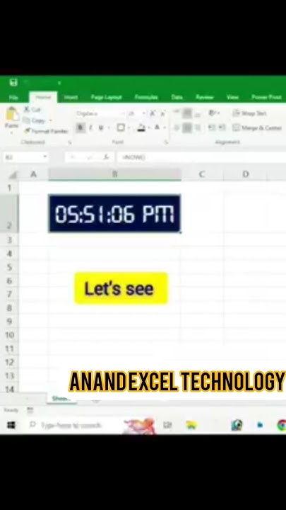 😱😳 Digital Clock⏰ in Excel with real-time 💯🔥#exceltips #computer #exceltutorial #exceltricks # ...