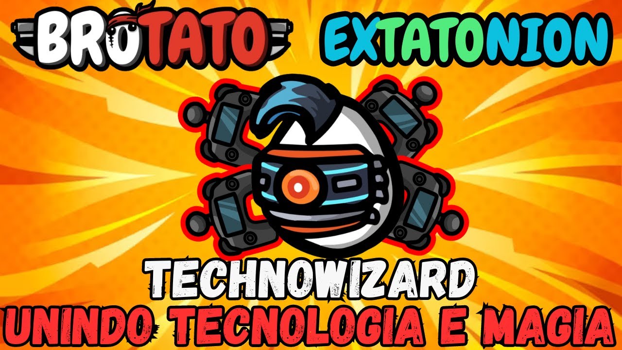Technowizard unindo o melhor da Magia e Tecnologia para subjugar seus inimigos | Brotato - YouTube