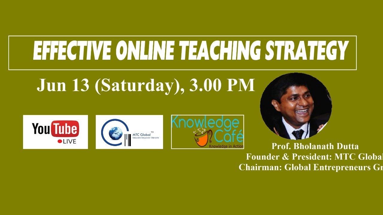 Effective Online Teaching Strategies - YouTube