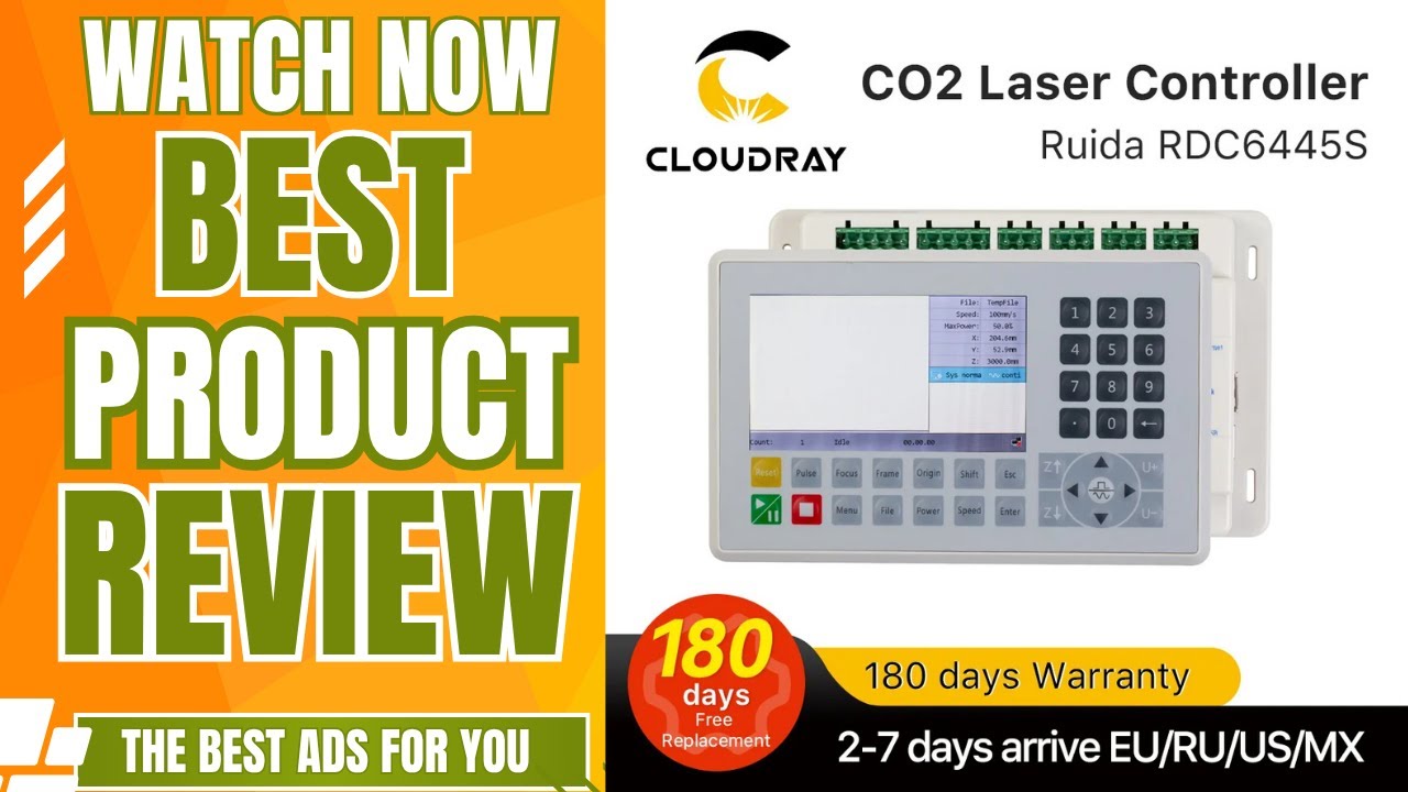 Best Ruida RDC6445 RDC6445G RDC6445S Controller Review - YouTube