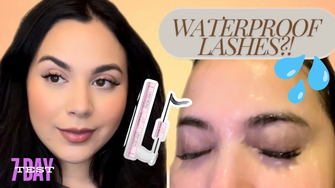 WATERPROOF LASHES?! Testing to see if they really last 7 days! 👀 - YouTube