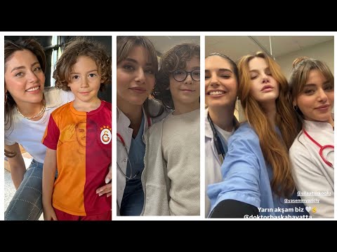 Sıla Türkoğlu Ekib Oyuncuları İle Olan Set Arası Fotografın Paylaşdı #NazElmas #SılaTürkoğlu