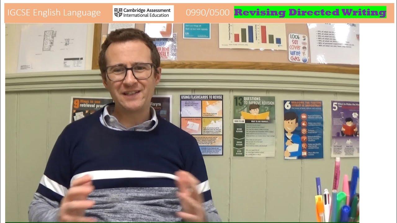 How to Achieve Full Marks for Directed Writing (CIE IGCSE English ...