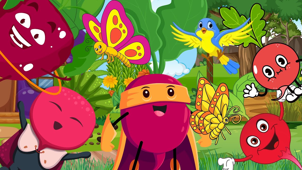 Remy the Radish Colorful Adventure | Educational Video for Kids ...