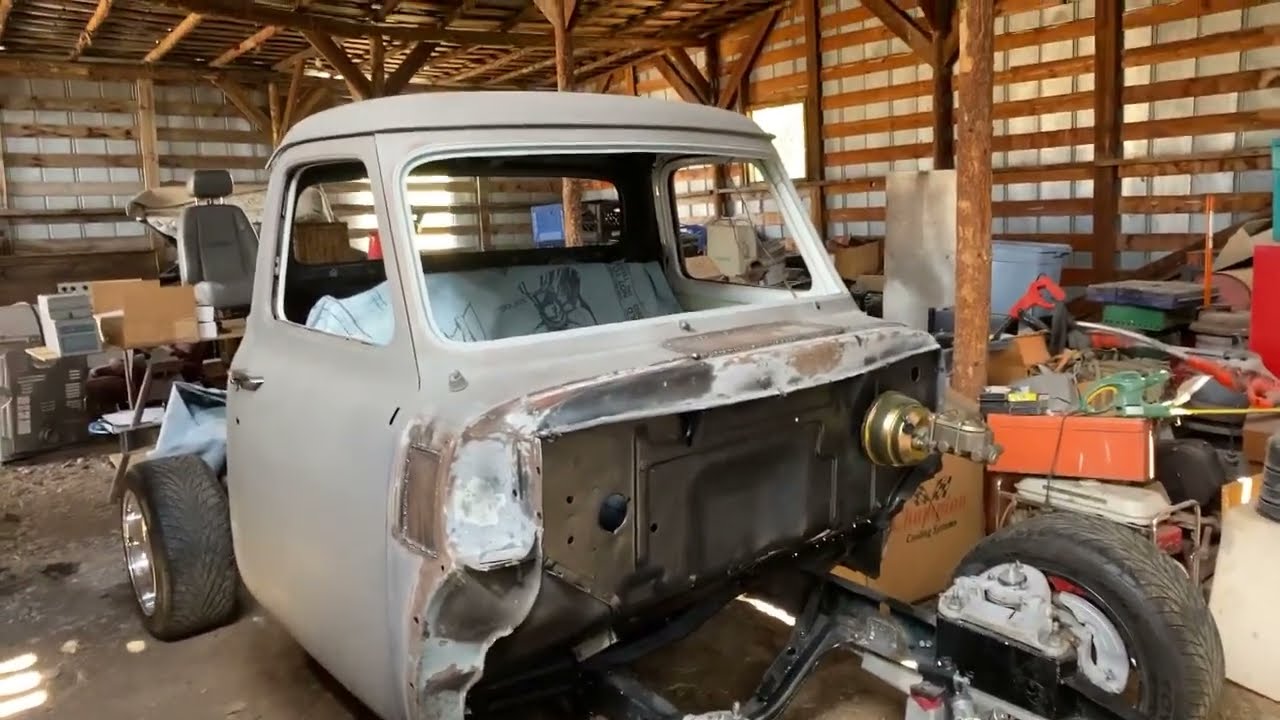 1955 Ford F100 project truck - YouTube