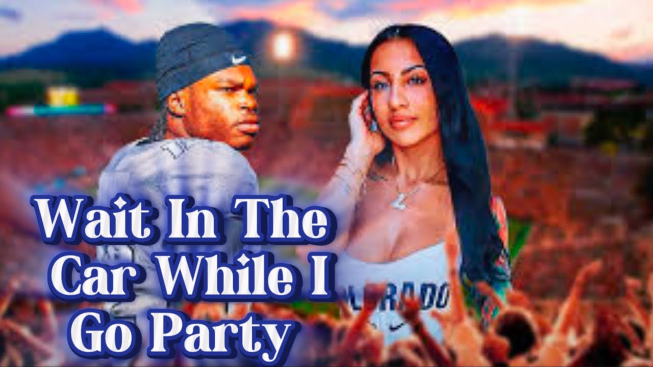 Travis Hunter Girlfriend Making Him Wait In The Car While She Parties is Crazy Work - YouTube