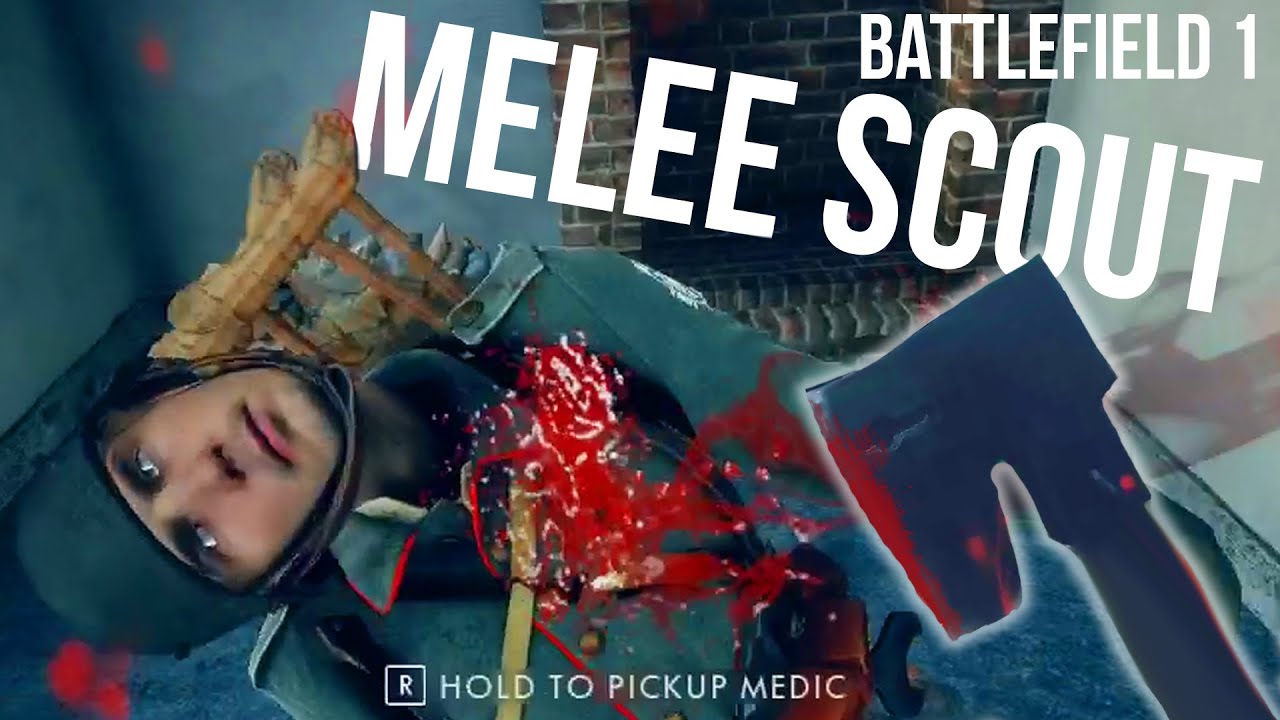 BATTLEFIELD 1 SCOUT MELEE + SNIPING SPREES | BF1 Alpha - YouTube
