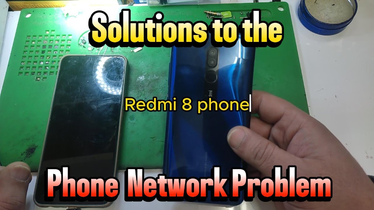 Redmi 8 Solutions to the phone network problem - YouTube