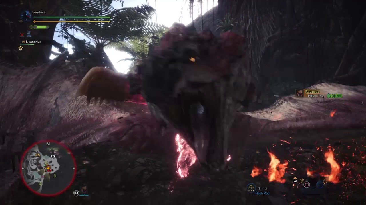 [MHW] Beta - Rathalos Rematch (GS) - YouTube