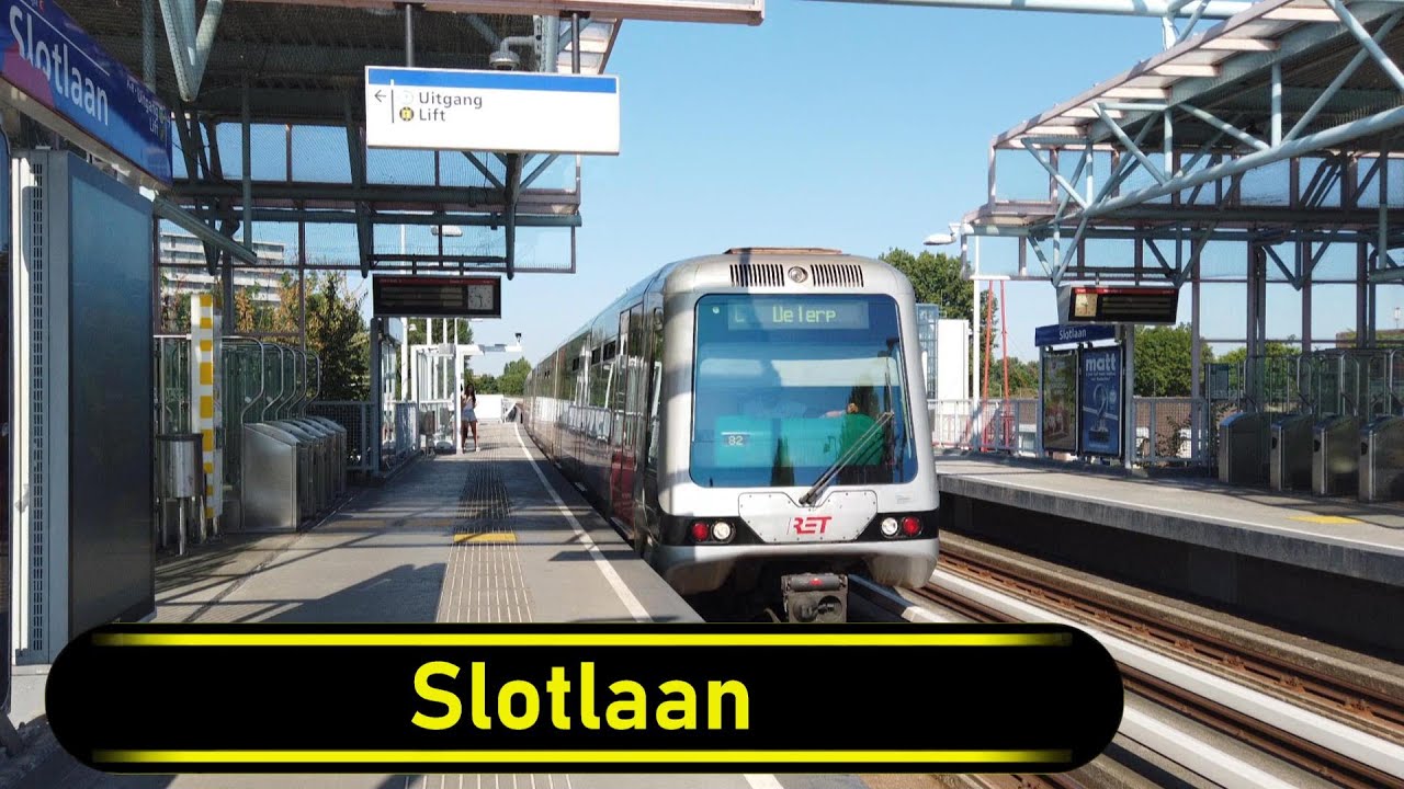 Metro Station Slotlaan - Rotterdam 🇳🇱 - Walkthrough 🚶 - YouTube
