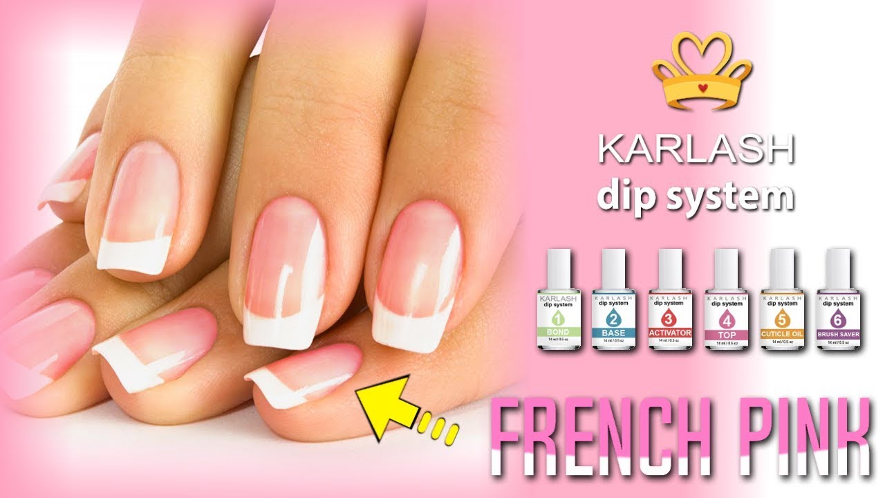 Karlash | How To Apply French Pink Dipping Powder Step By Step Tutorial ...