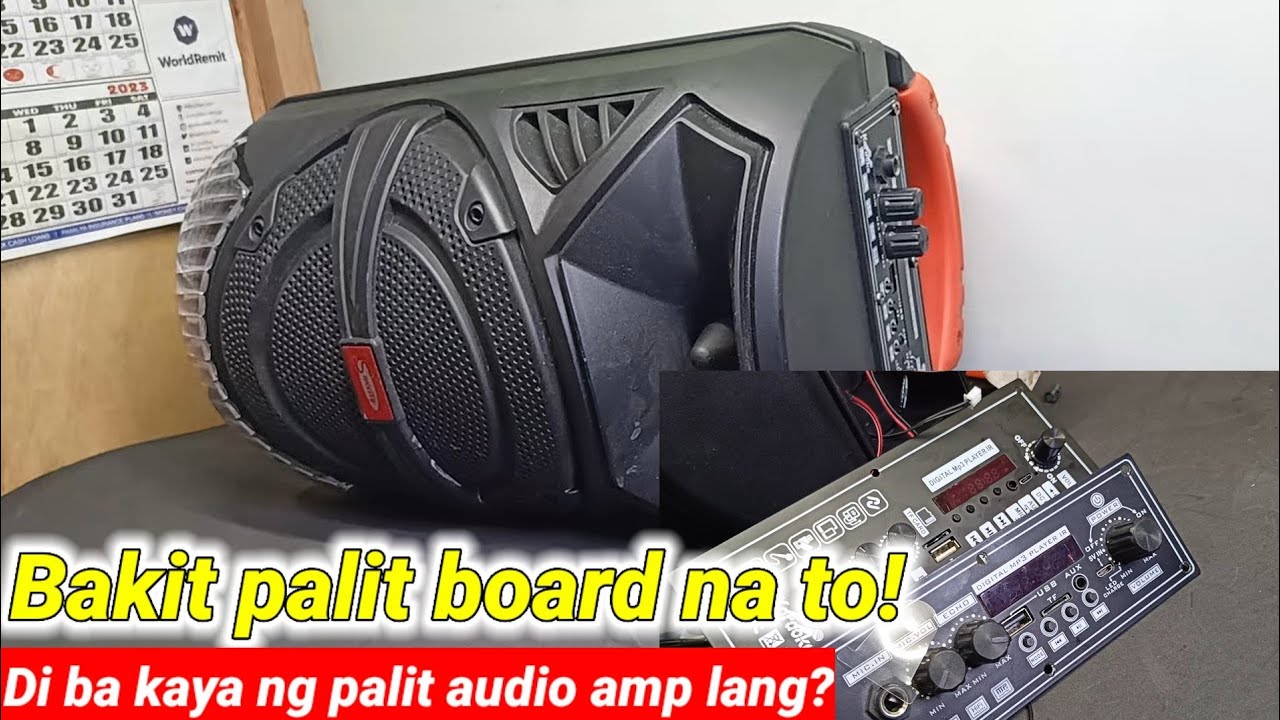 bluetooth speaker na sira ang audio ic ‼️part 2 palit board nalang ...