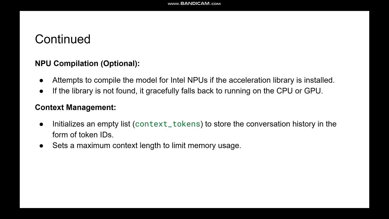 Tiny Llama Intel NPU implementation - YouTube