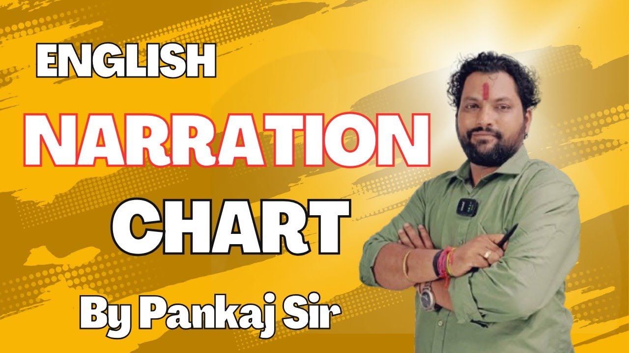 Narration Chart English By Pankaj Sir - YouTube