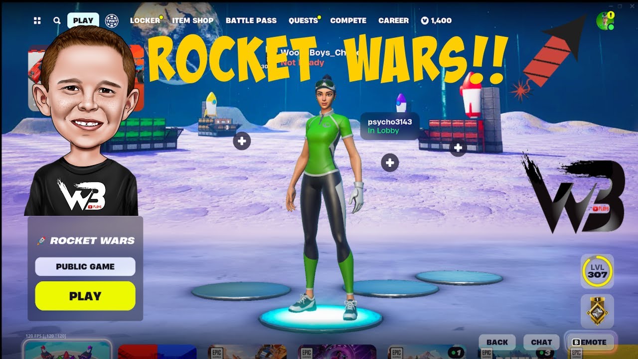 Fortnite Rocket Wars!! - YouTube