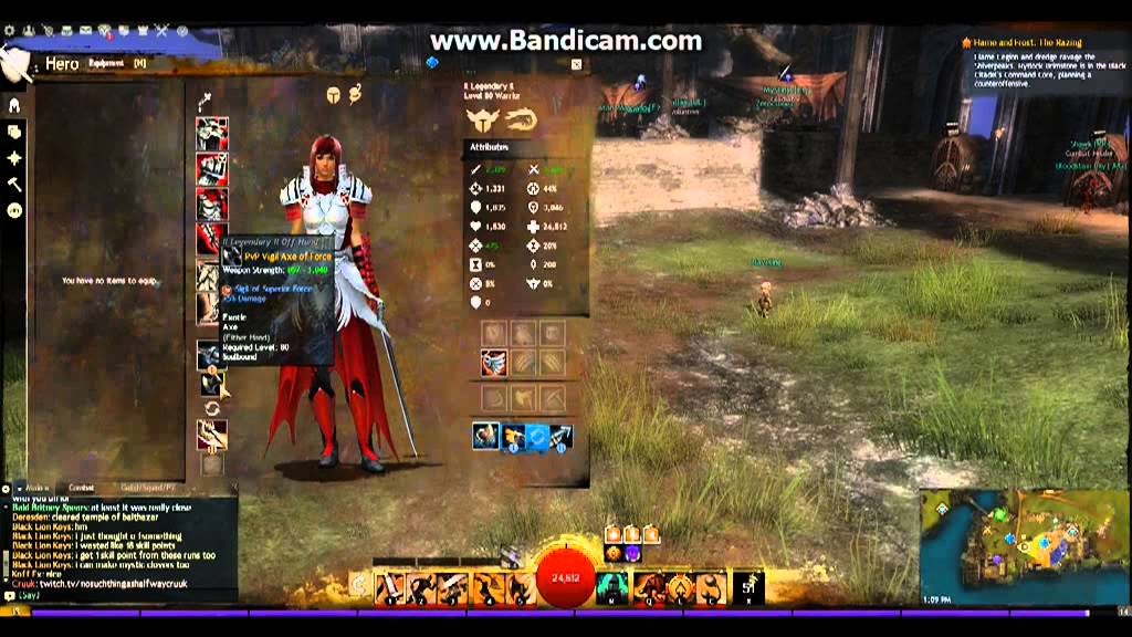 PvP Warrior Tank/Dps build Guild Wars 2 - YouTube