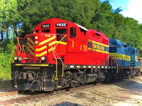 (FCEN #7032 + FCEN #7063) through Orlando- Rosemont + Lockhart w/ Lots of Radio Crew Chatter 11 ...