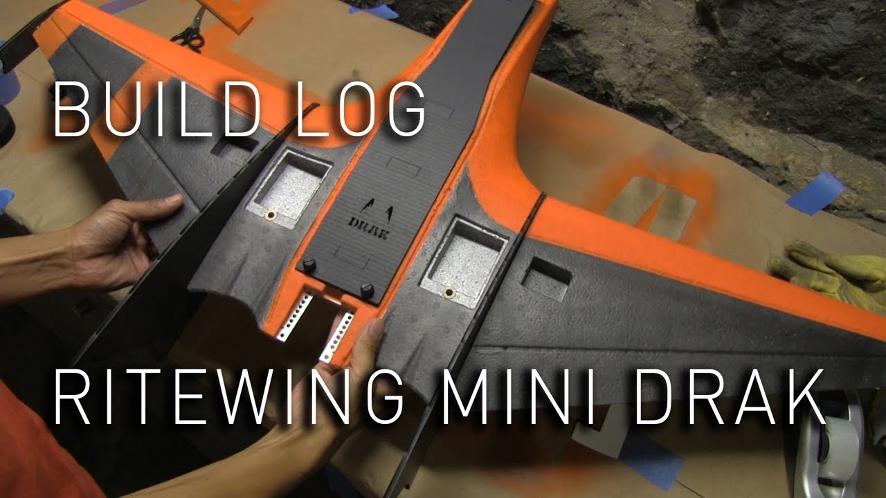 Ritewing Mini Drak Build Log and Maiden - YouTube