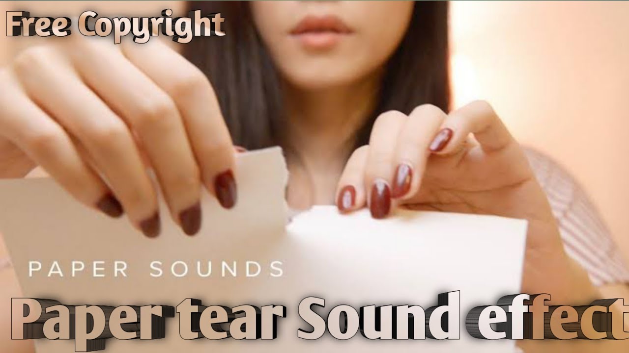 Paper tear Sound effect 🙂| no copyright @NoCopyrightSounds - YouTube