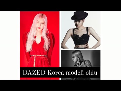 Rose DAZED KOREA modeli