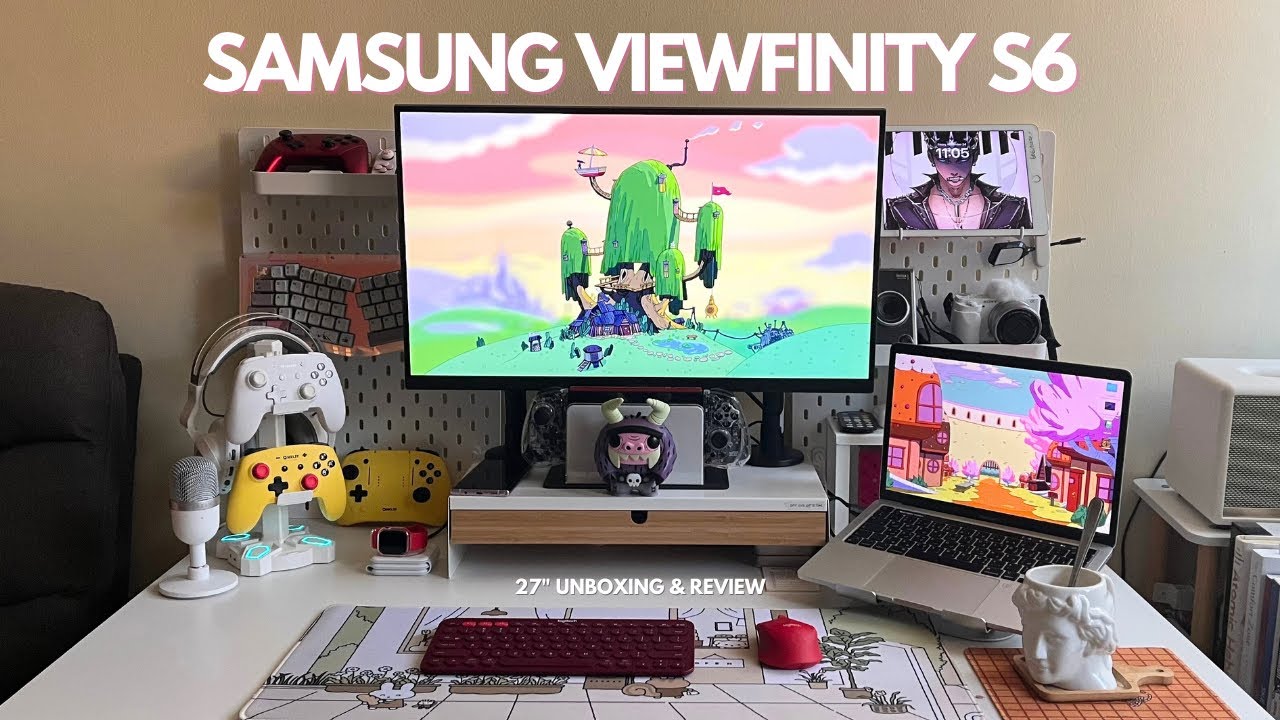 27” Samsung Viewfinity S6 Unboxing, Setup & Review | ft. Boosteroid ...