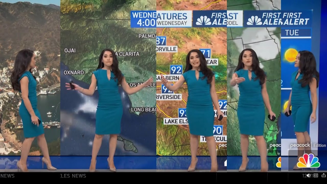 Stephanie Olmo with the midday Weather report for NBC4 Los Angeles ...