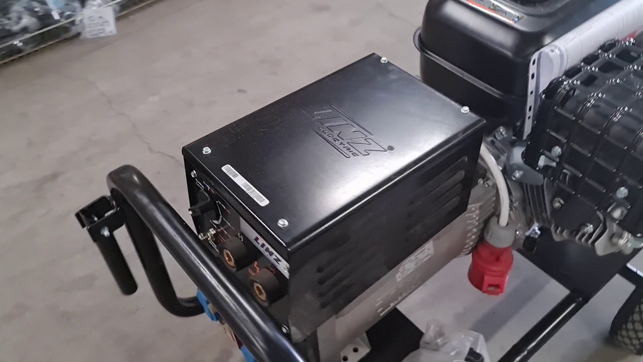 Ηλεκτροκολληση γεννήτρια 7 kva 380v 15hp - YouTube