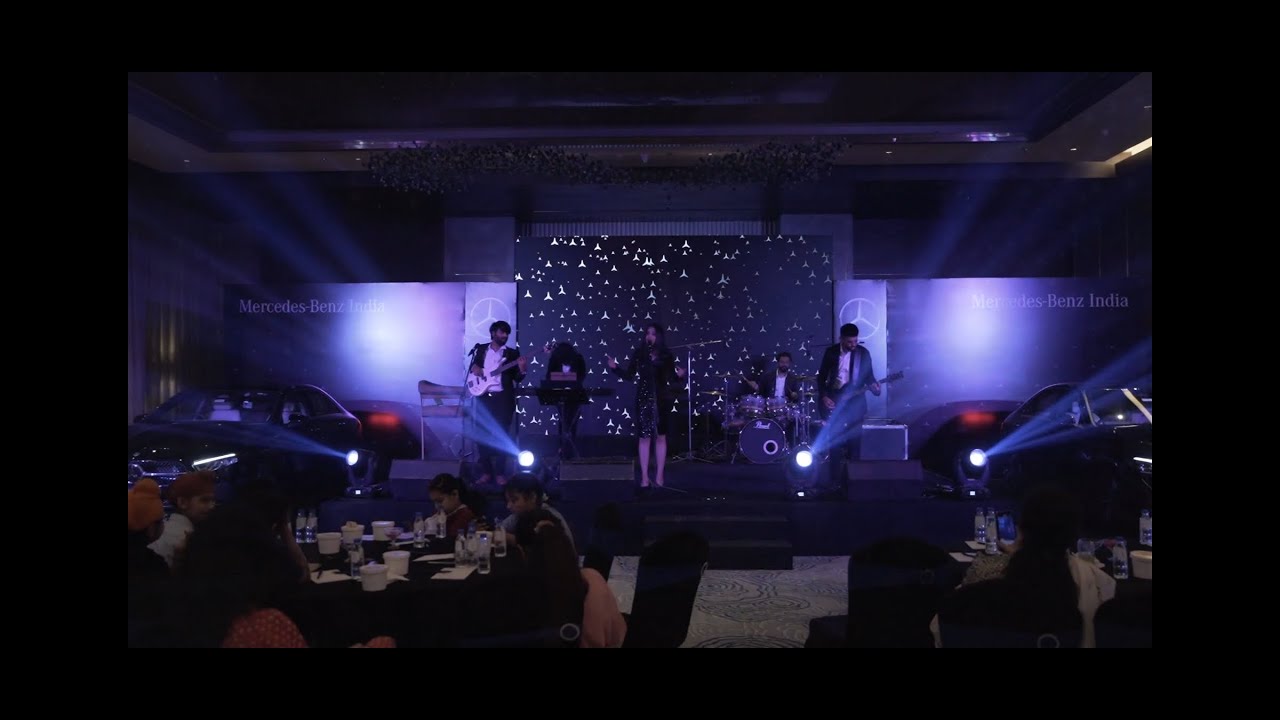 DEEKSHA GAUTAM PERFORMING LIVE WITH HER BAND AT MERCEDES BENZ INDIA ...