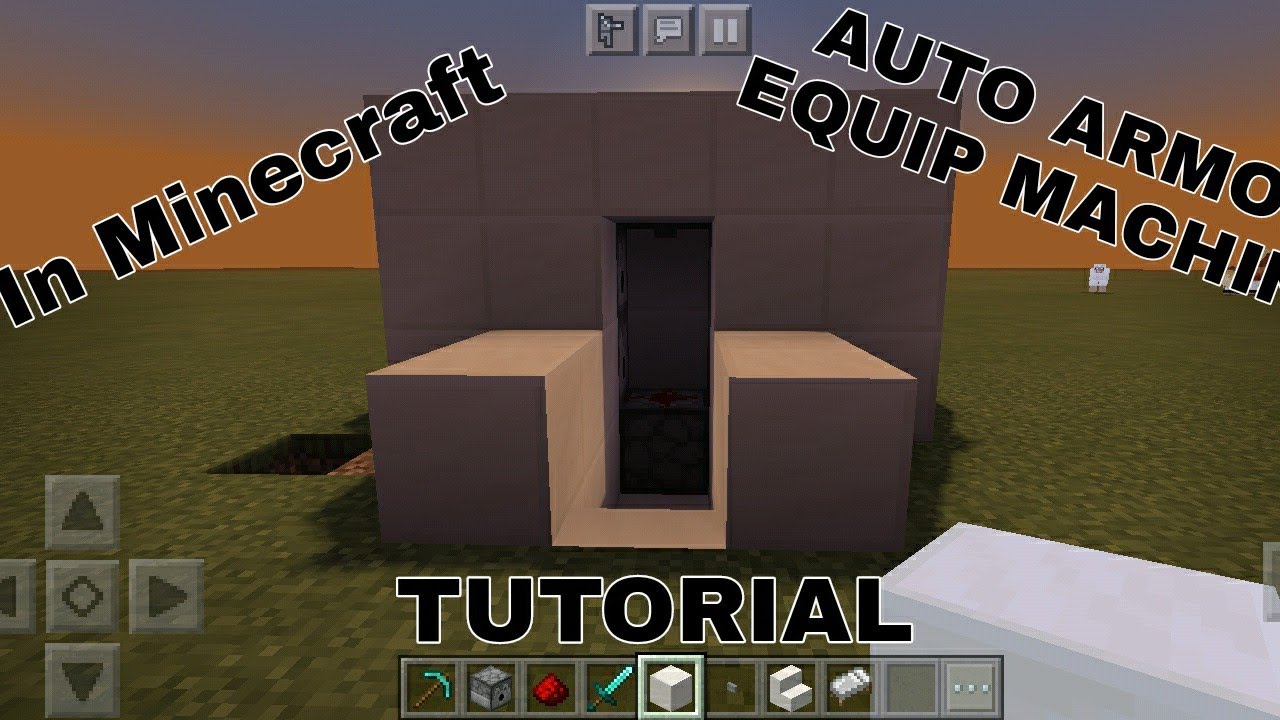 How to make a auto armor equip machine in Minecraft| Very easy - YouTube