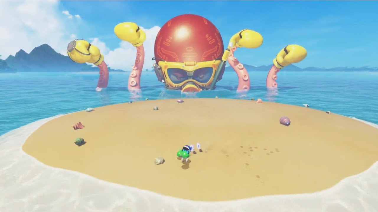 Playing Astro Bot Octopus Boss Fight part 6 - YouTube