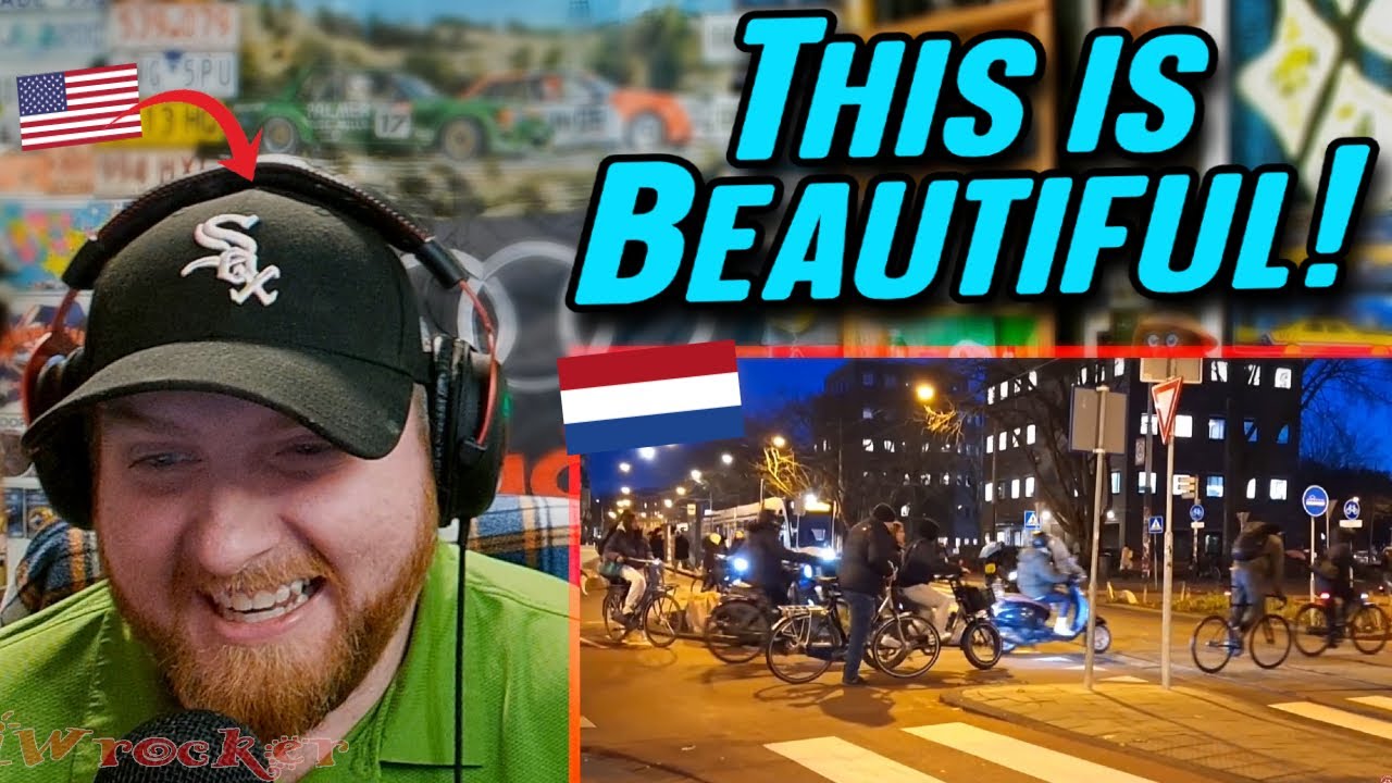 American Amazed By Dutch Seamless Traffic flow at Intersections - YouTube