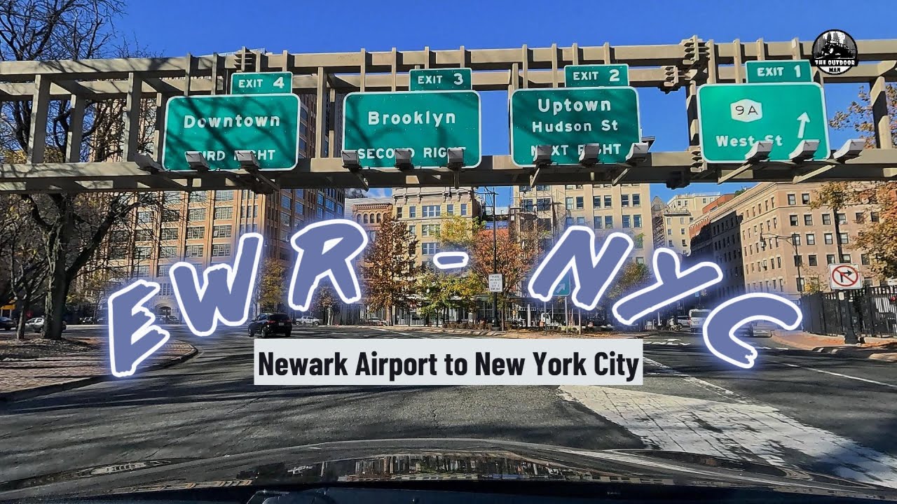 Newark Airport (EWR) to New York City - Time Lapse Video - YouTube