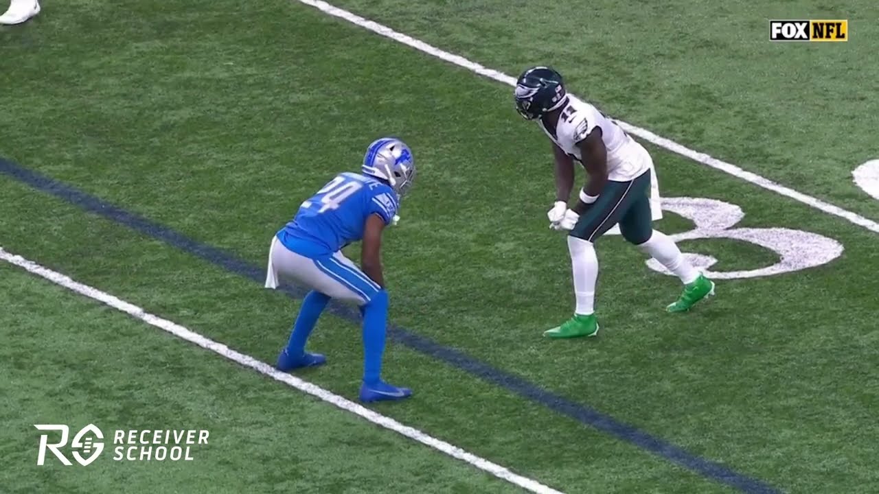 AJ Brown Slant Route vs Man Coverage - YouTube