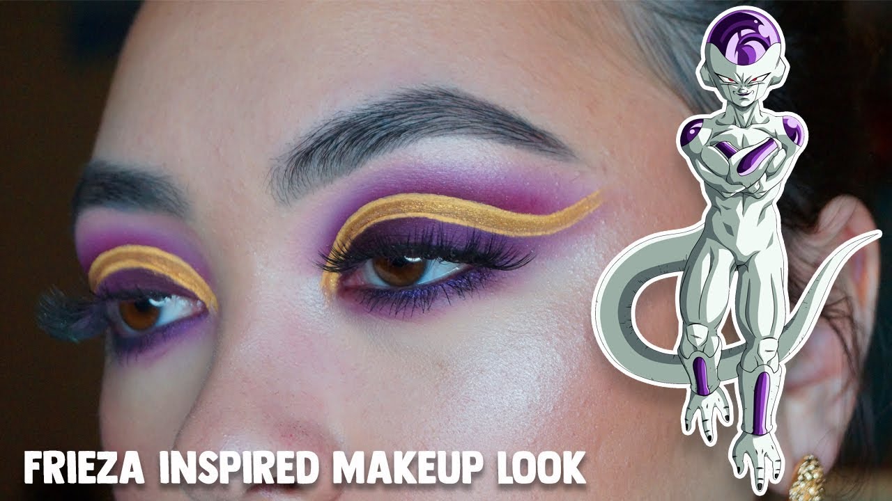 DRAGON BALL'S FRIEZA Inspired Makeup Tutorial - YouTube