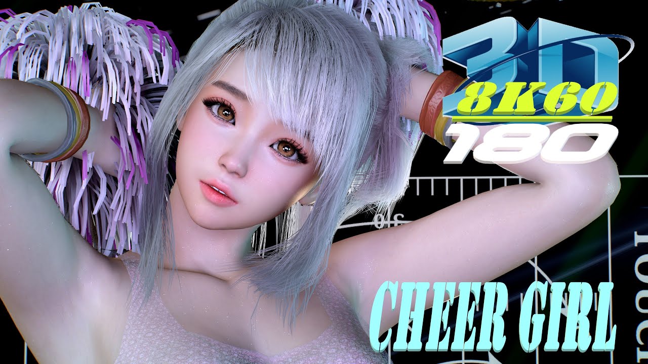 Cheer Girl Cheer Leader Experience 8k 3d Vr180 Dance ダンス Kpop Mmd