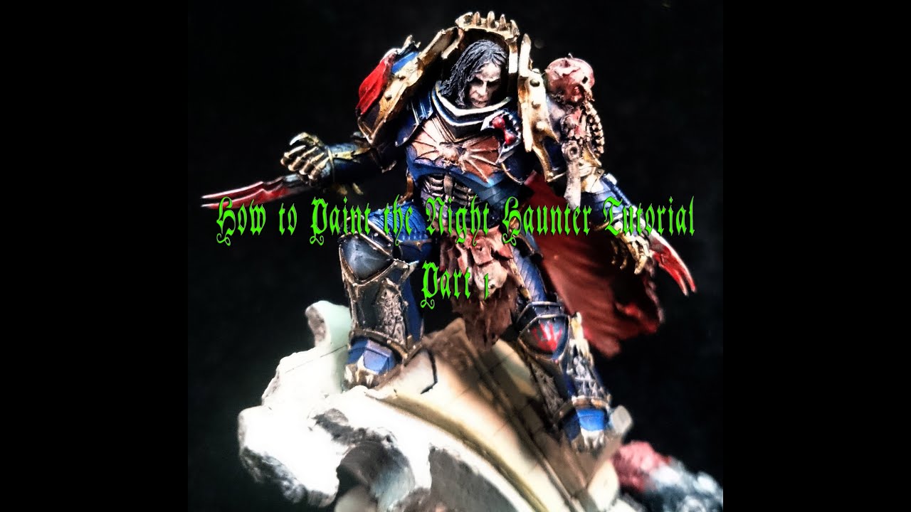 How to paint the Night Haunter painting tutorial pt 1 - YouTube