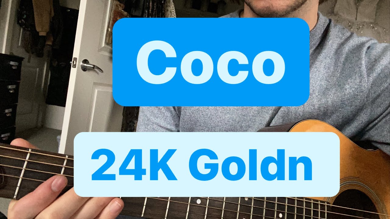 Coco-24K Goldn Guitar Lesson - YouTube