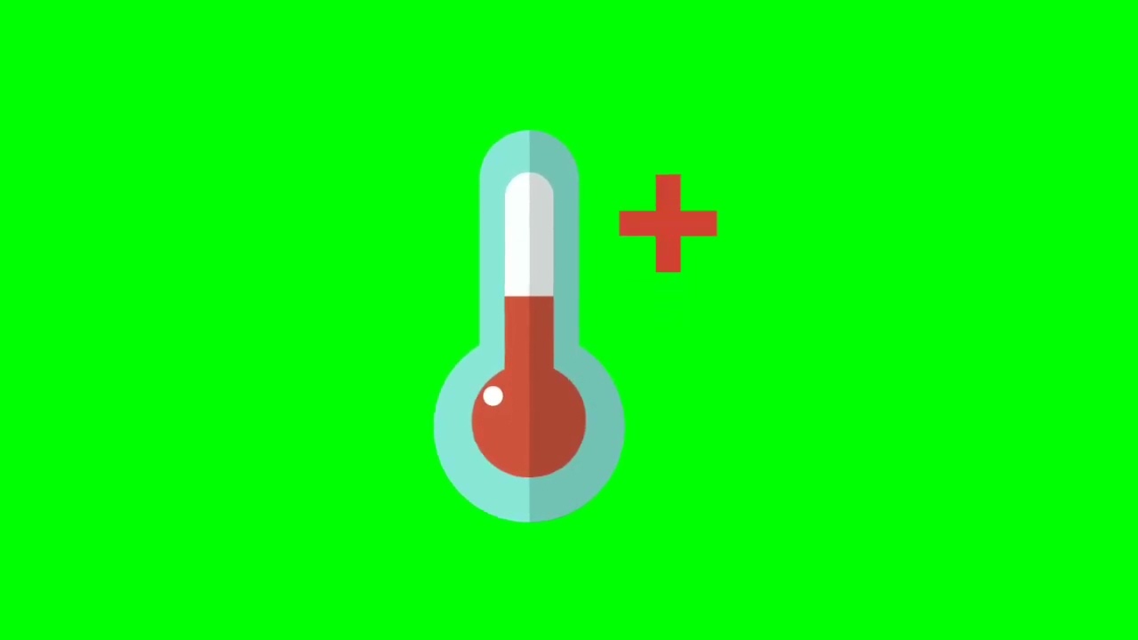 Green Screen - animated temperature - YouTube