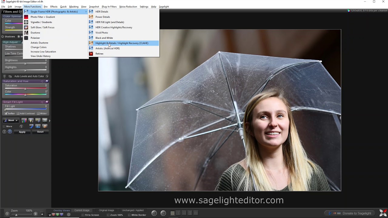 Highlight Recovery with Faces and Portraits - YouTube