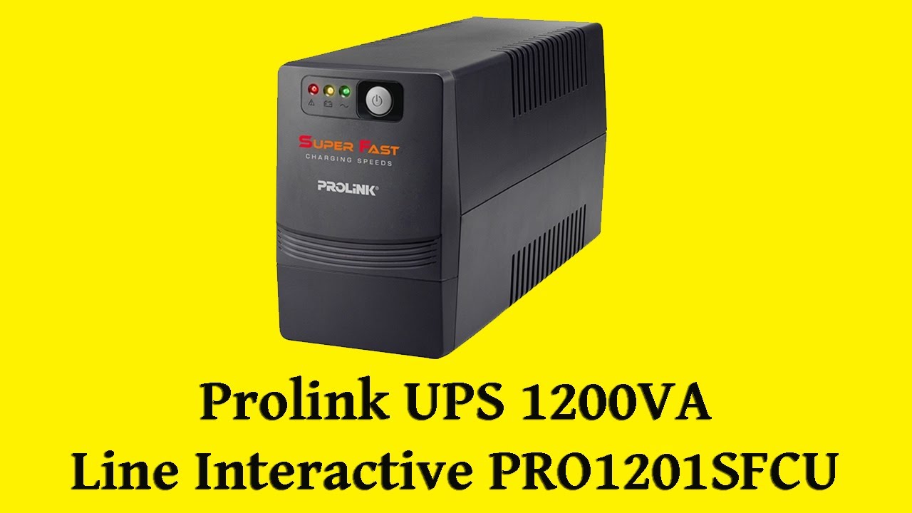 Unboxing Prolink Line Interactive UPS Pro 1201SFCU 1200 VA | UPS PAS ...