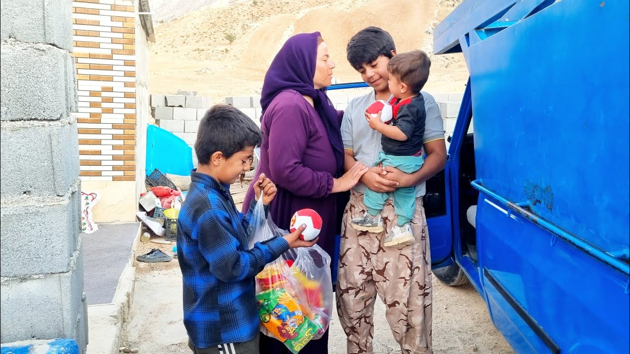 After a few days of working in the city, Omid returns to his family ...