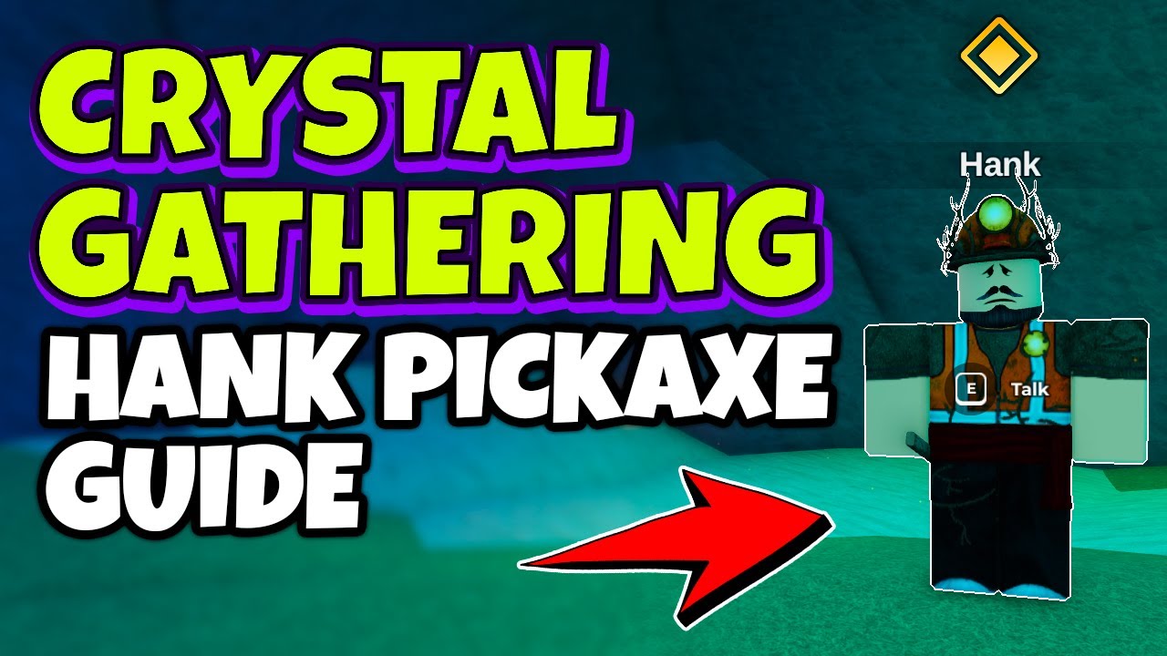 CRYSTAL GATHERING QUEST in Fish It Roblox – Hank Pickaxe Guide - YouTube