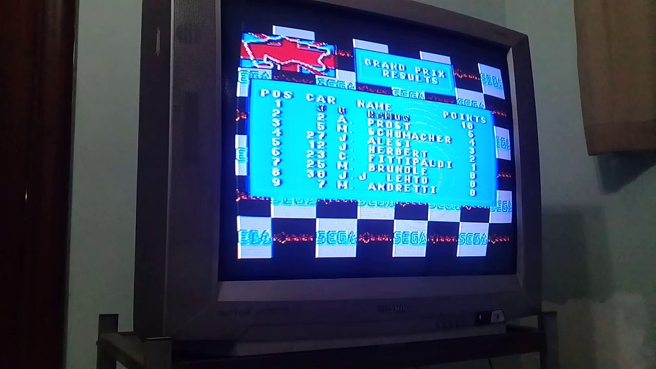 Fórmula 1 (parte 2) Master System - YouTube