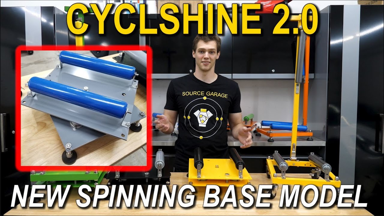 CycloShine 2.0 Launch - New Spinning Base Model - YouTube