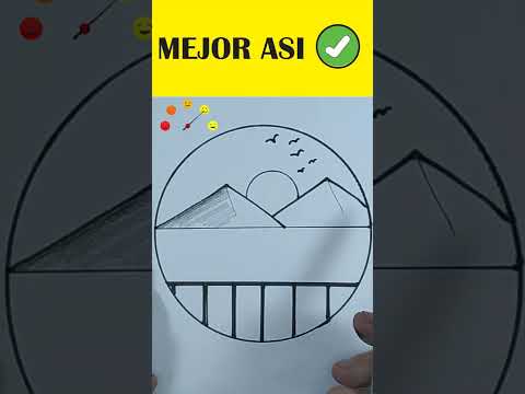 Dibuja un Paisaje de Playa Facil Dibujos para dibujar | Landscape ...