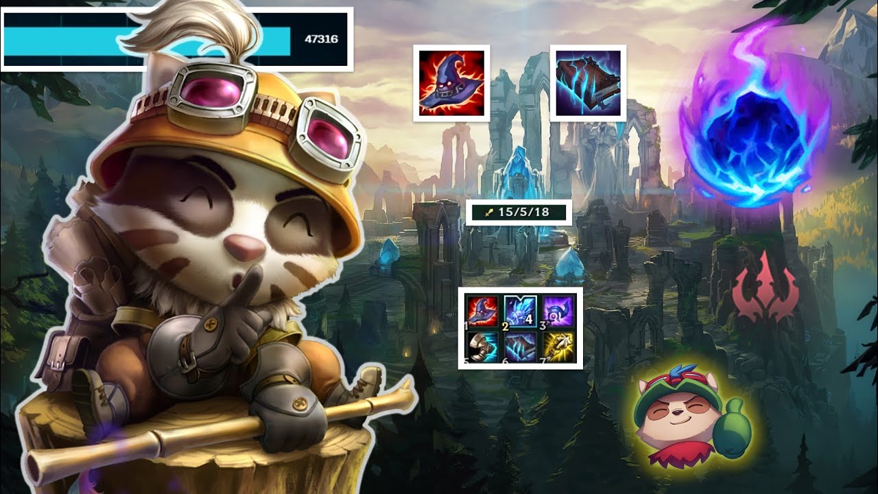 Arcane Comet Teemo Support is OP | Maximum Damage Teemo Support | KDA ...